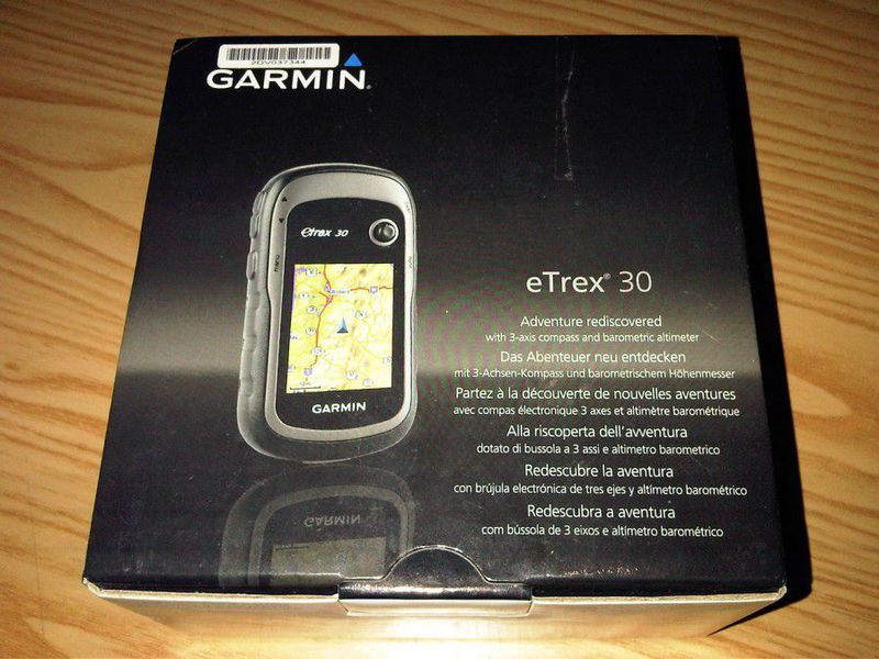 Garmin Gps eTrex 30,Alat survey dengan tambahan fitur ukur Altimeter..