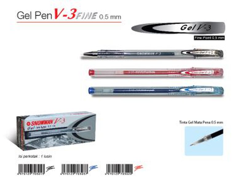 Ball Point Gel V-3 Fine
