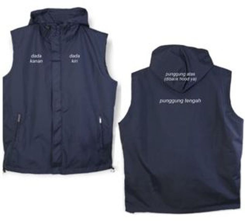 Rompi Seragam Custom Bordir - XXL