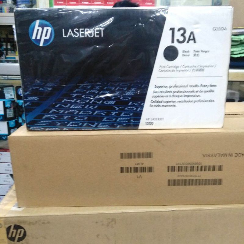 Hewlett-Packard Toner Printer LaserJet 13A Black Orignal Baru