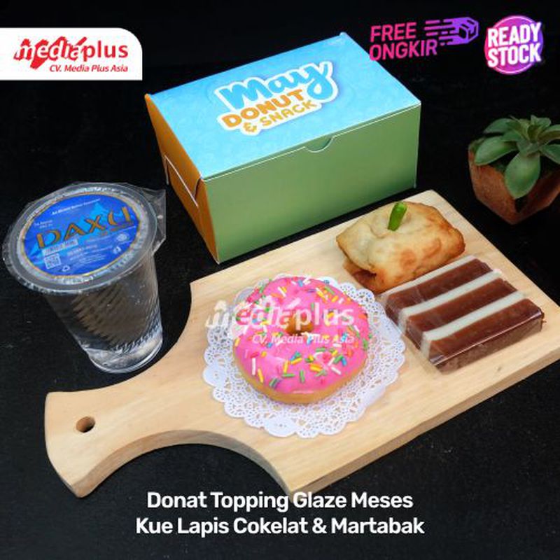 Snack Istimewa - Donat Topping Glaze & Jajanan Pasar