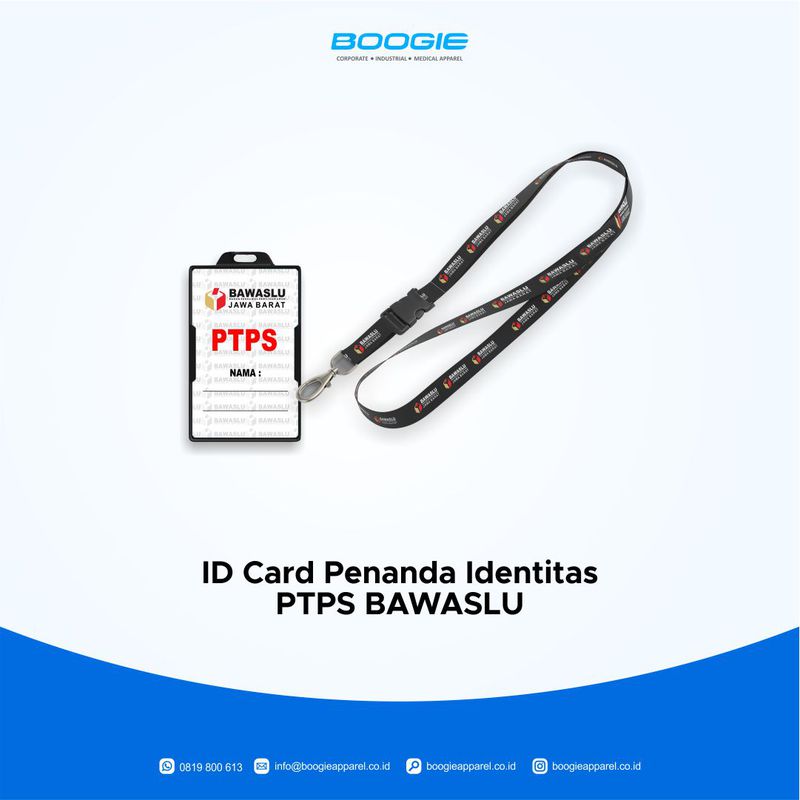 Lanyard Penanda Identitas PTPS Bawaslu