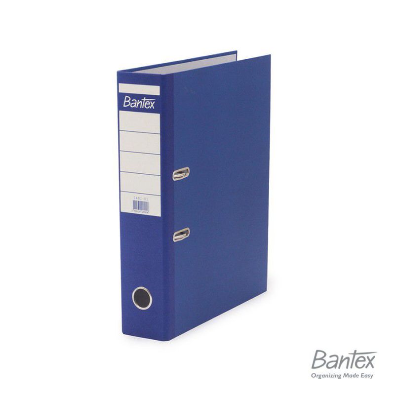 Bantex 1401-01 Paper Covered LAF FC 7 cm Blue