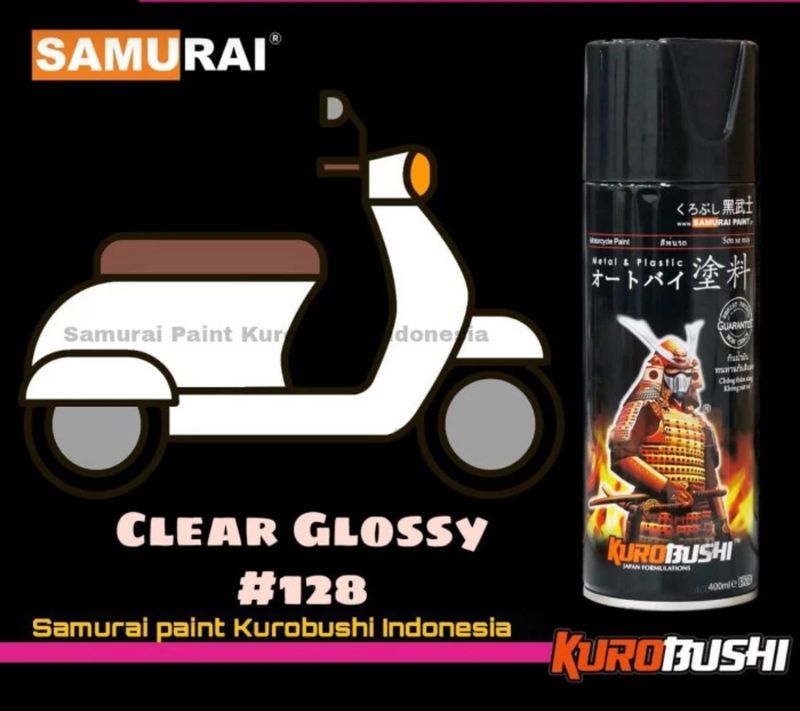Samurai Paint Kurobushi Clear Glossy 128 400 ml
