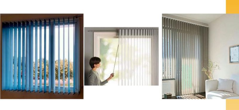 Vertical Blind - Banyak Warna - Ukuran Volume