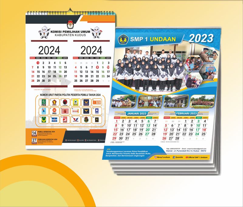 CETAK KALENDER KLEM SENG