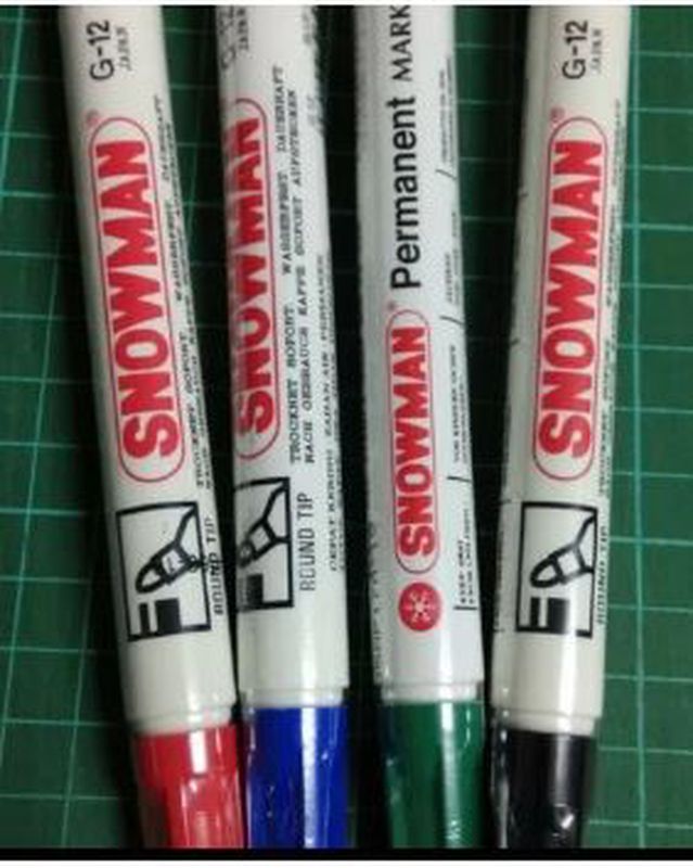 Spidol Snowman Permanent G12