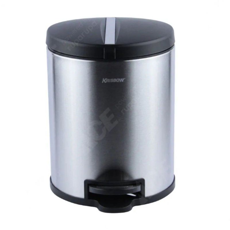 krisbow tempat sampah stainless uk.12lt