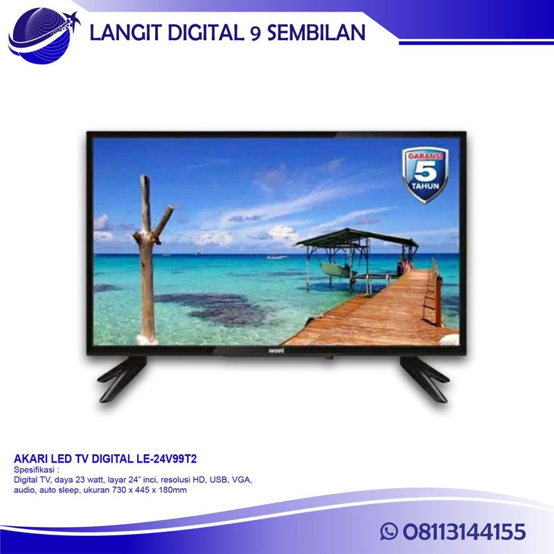 AKARI LED TV DIGITAL LE-24V99T2