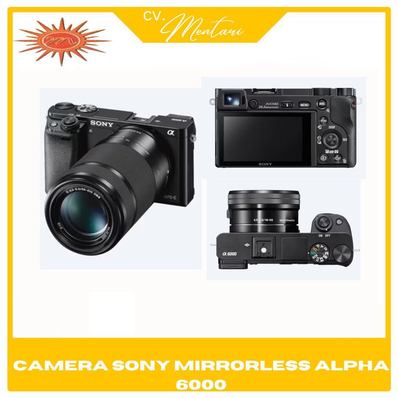 KAMERA SONY MIRRORLESS ALPHA 6000