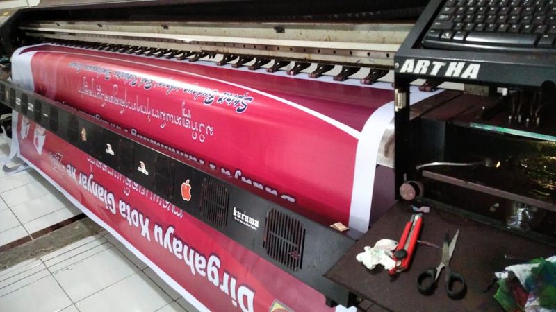 Spanduk/banner 3X2meter