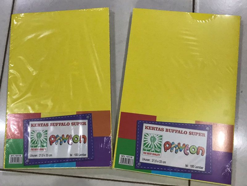 Kertas Buffalo Warna