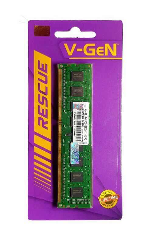 Memory RAM DDR3 4GB V-GEN RESCUE 4GB DDR3 1600MHZ