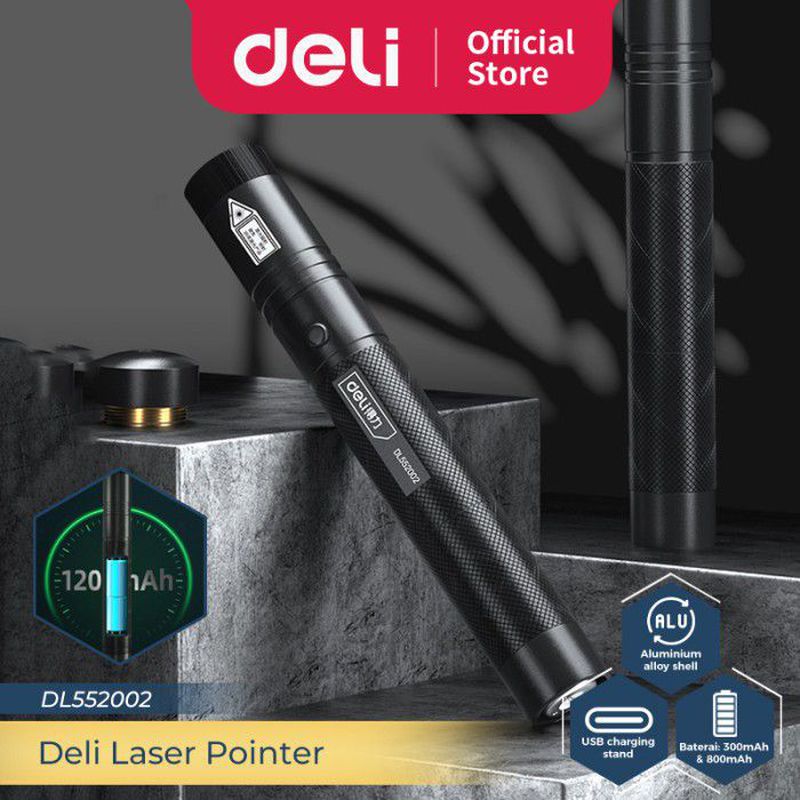 Deli Laser Pointer DL55200X-800mAh