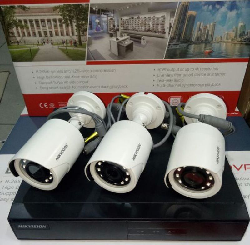 Paket CCTV 6 Camera Hik Vision 2MP