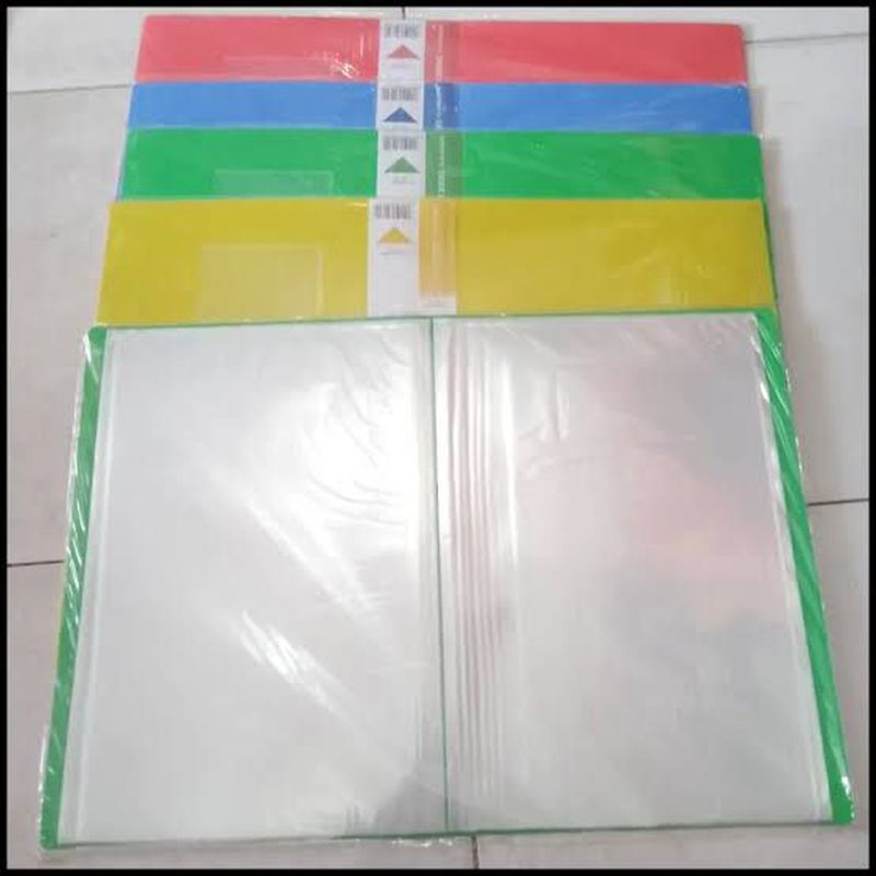 MAP DOKUMEN PLASTIK FOLIO F4 60 LEMBAR