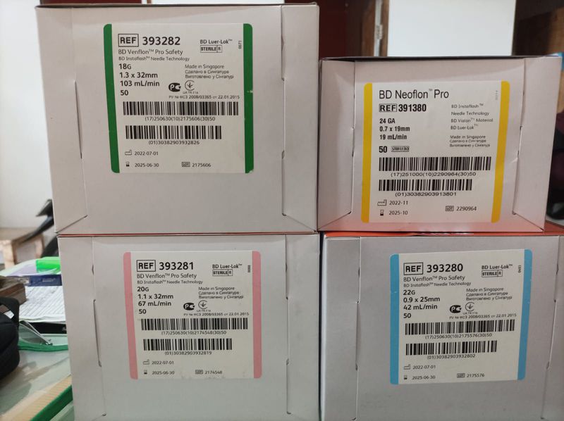 Bd Venflon Pro Safety Instaflash 18, 20, 22 - 18