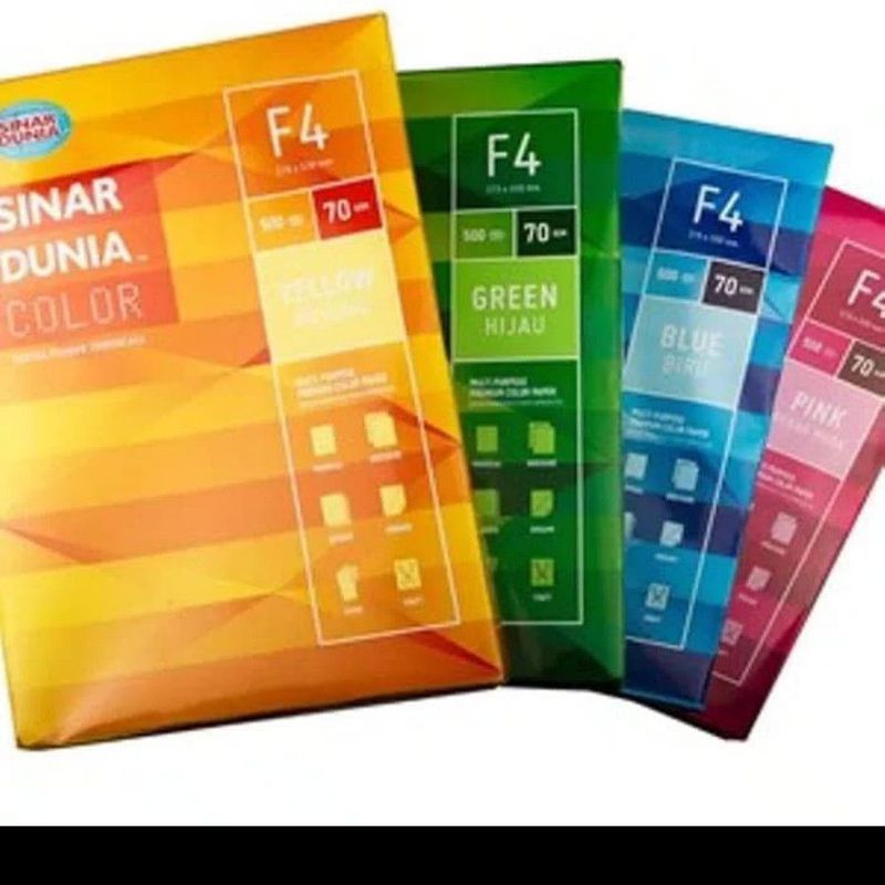 Kertas HVS F4 Warna - Hijau