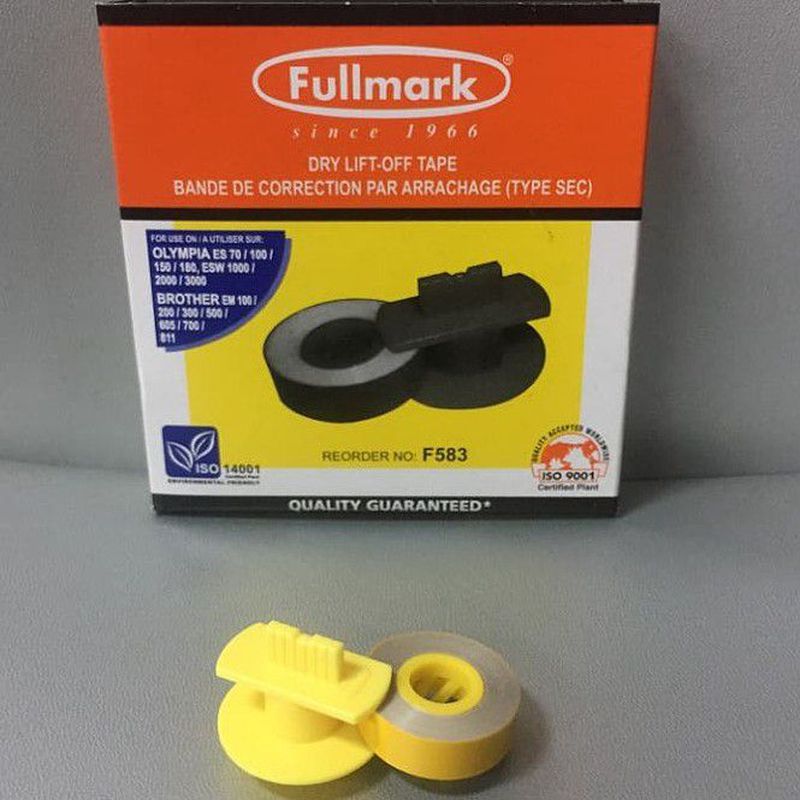 Fullmark Dry lift-Off Tape Correction Penghapus Pita Mesin Tik F583