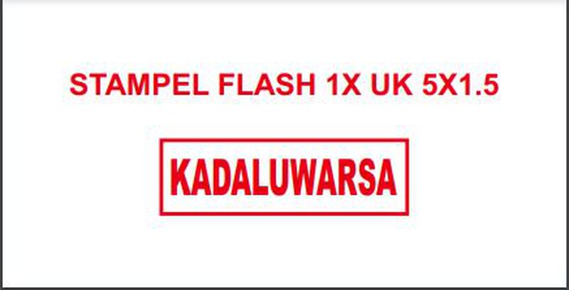 STEMPEL FLASH UK 5X1.5