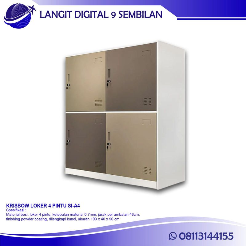 KRISBOW LOKER 4 PINTU SI-A4
