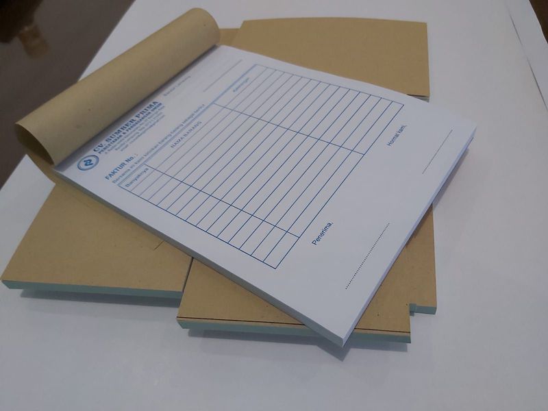 Blanko Nota Full Warna