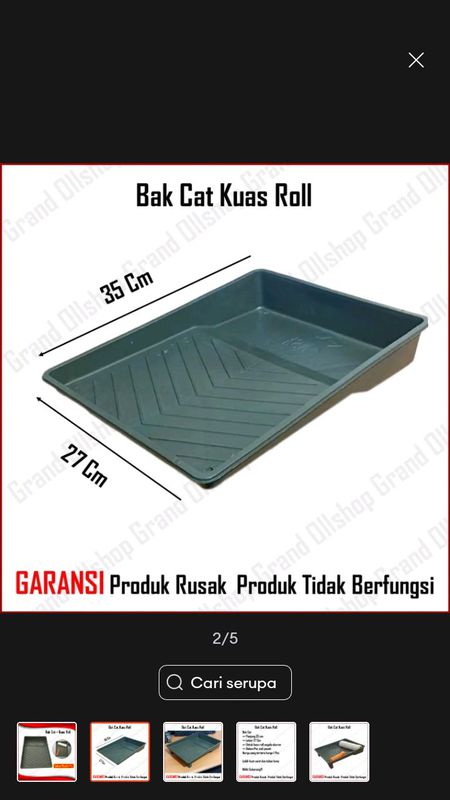 Bak cat PVC