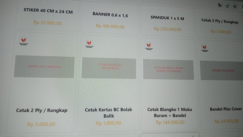 Cetak custom cara Pengisian Form