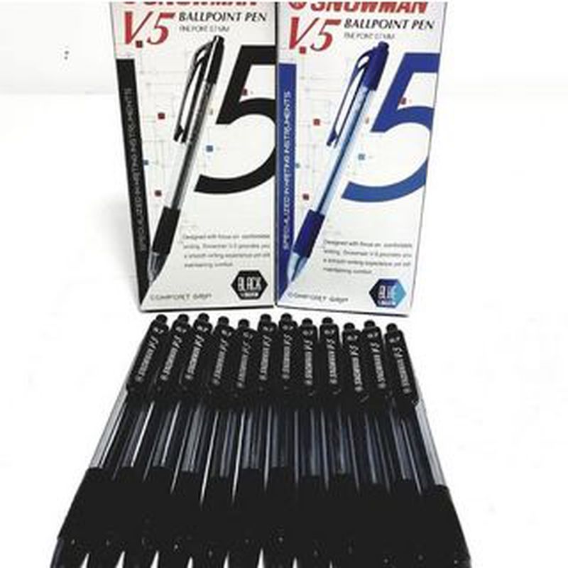Ballpoint Snowman V5 - Hitam