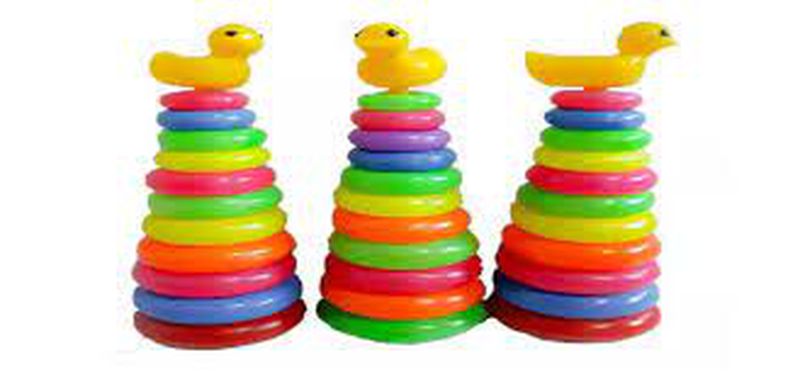 Mainan Ring Donat Plastik