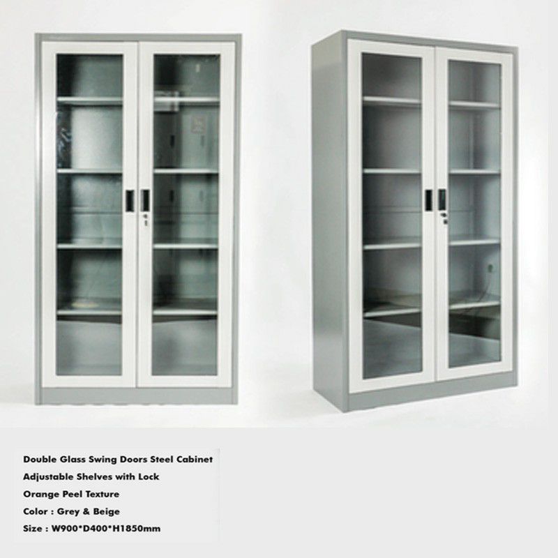 Almari Arsip Besi Kaca