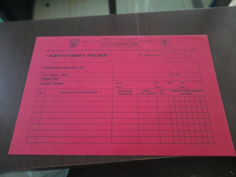 map status pasien