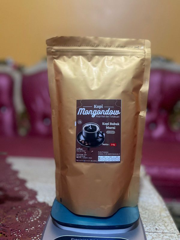 1 Kg Kopi Bubuk Halus | Kopi Mongondow | Robusta
