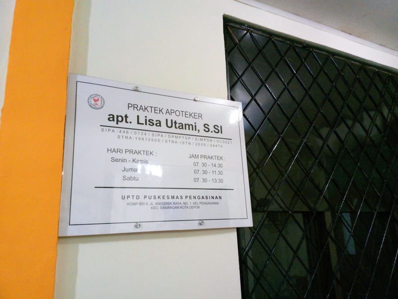 PAPAN APOTEKER 80 CM X 60 CM