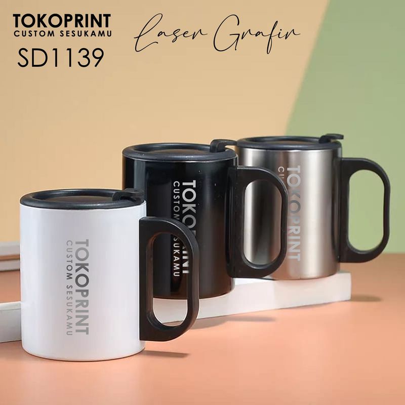 Custom Laser Grafir SD1139 Mug Gelas Vacum Cangkir Stainless 200 ML ...