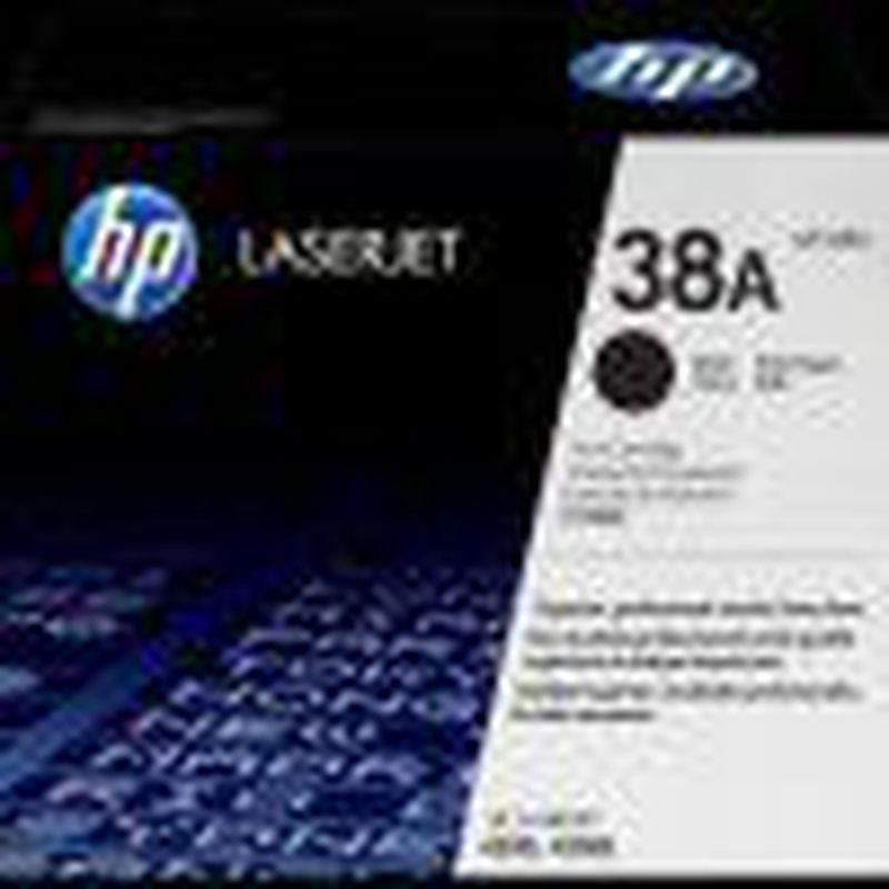 Hewlett-Packard Toner Printer LaserJet 38A Black Original Baru