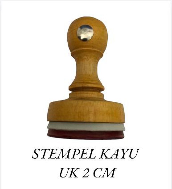 STEMPEL KAYU 2CM