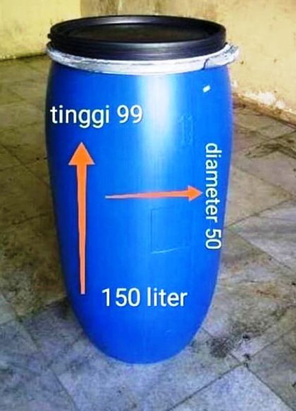 Drum Plastik / Tong Plastik / Tong HDPE 150 Liter