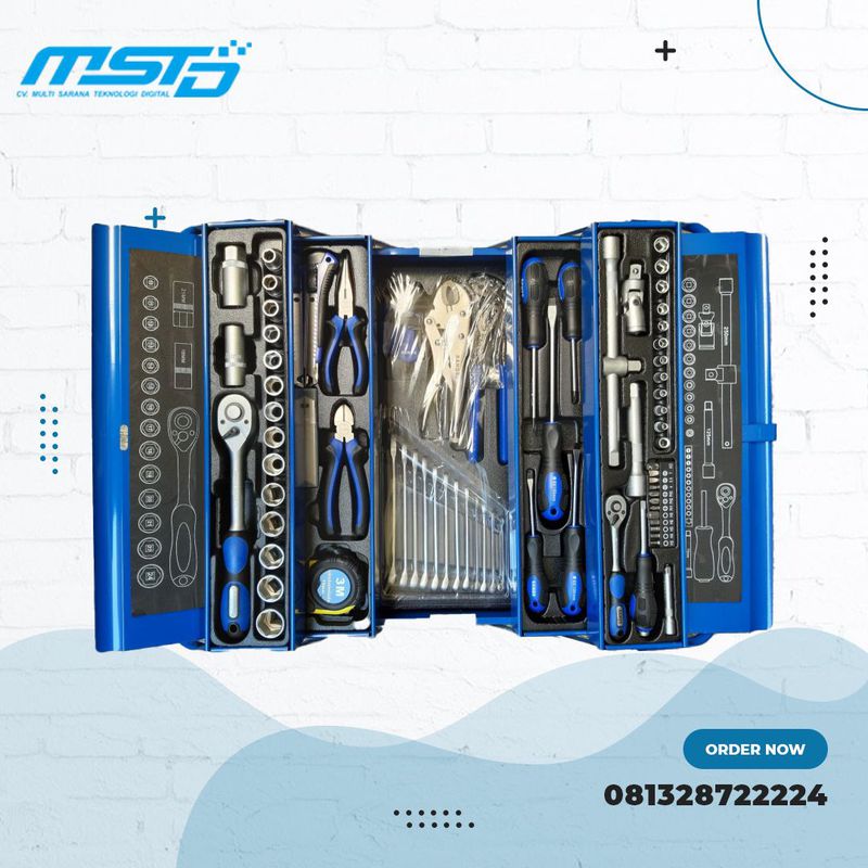 TOOLKIT SET 91PCS/SET IN METAL CASE MERK SANDS