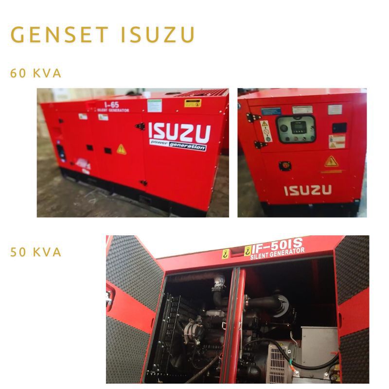 Isuzu Genset Silent - 50 KVA