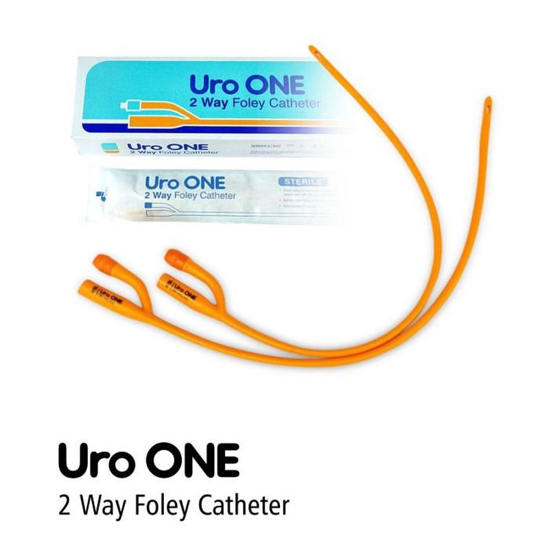 Foley Catheter 2 Way Uro One OneMed - Catheter No.16