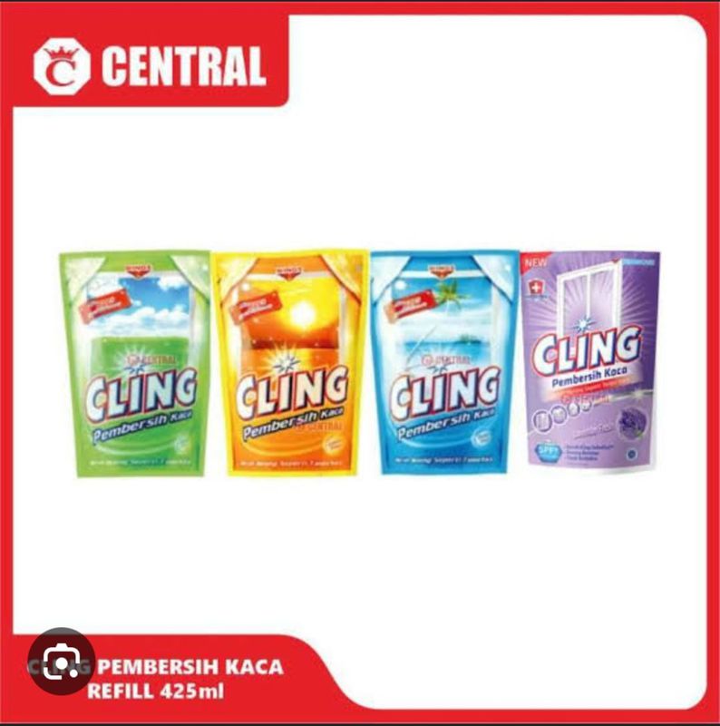 Cling Biru PCH atau Pembersih Kaca - Hijau