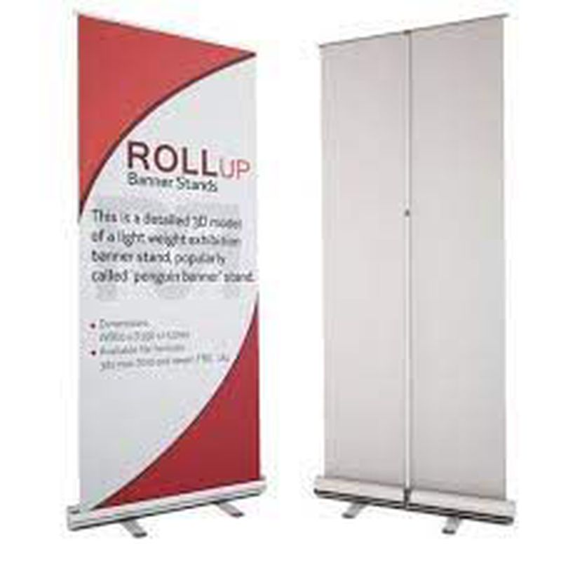 Roll Up Banner + Cetak Ukuran 160cm x 60m