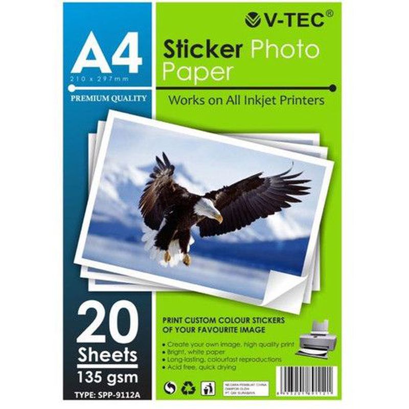 kertas Stiker V-Tec