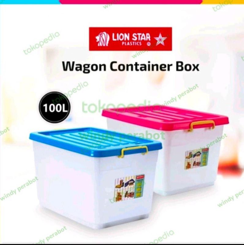 container box wagon 100 liter lion star