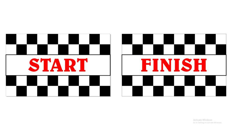 tanda star dan finish