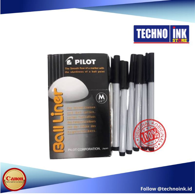 Pulpen Pilot Balliner Hitam