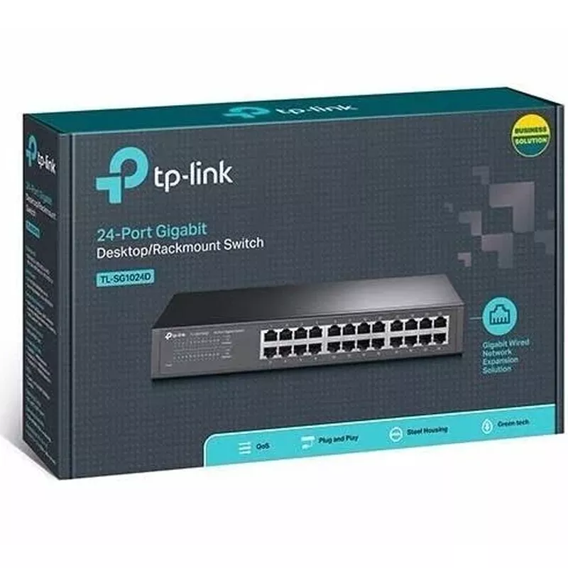 SWITCH HUB 24 Port Gigabit Ethernet TP Link TL SG1024D