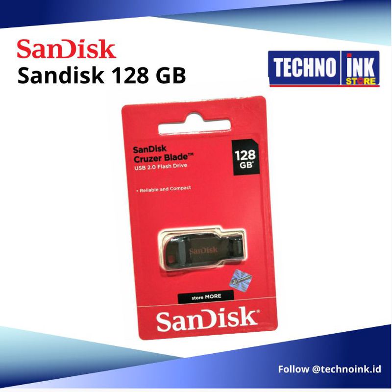 Sandisk USB Flashdisk 128 GB Cruzer Blade