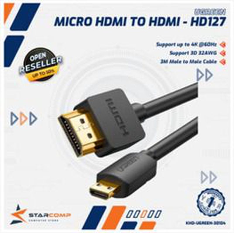 Kabel Micro HDMI to HDMI 3 Meter